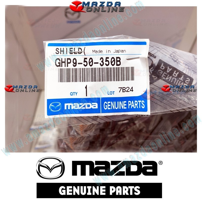 Mazda Genuine Left Rear Bumper Splash Shield GHP9-50-350B fits 16-17 ...