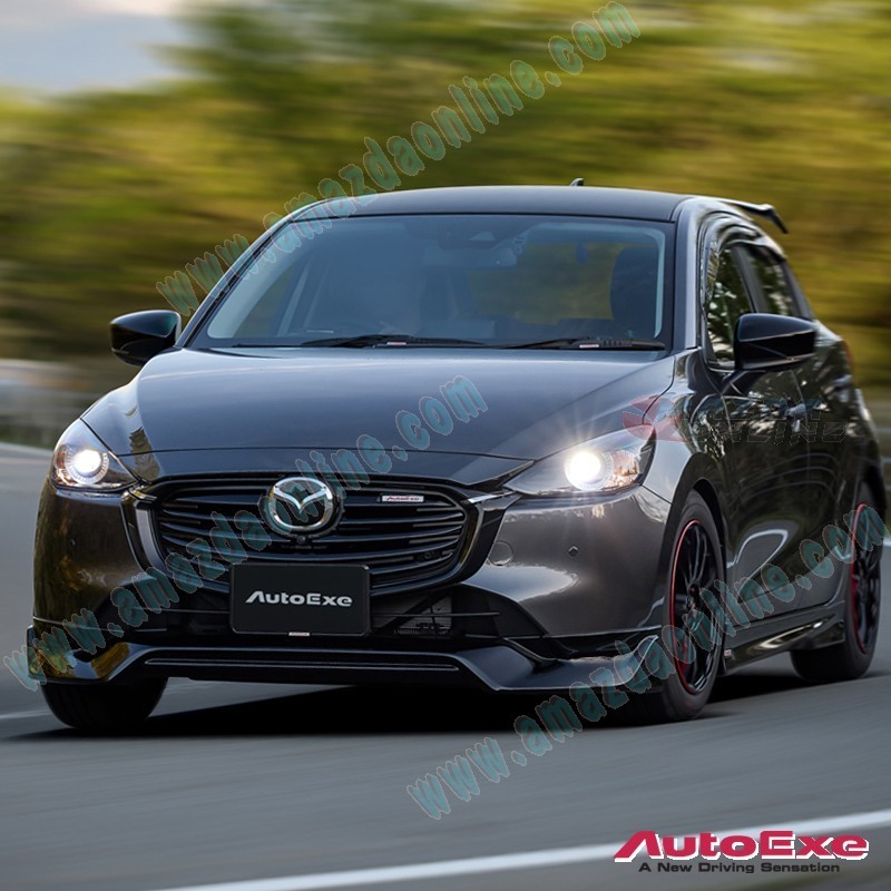 AutoExe Front Lower Spoiler [DJ-07] fits 2023 Mazda2 [DJ] DJA2-V4-900 | A Mazda Online Eshop