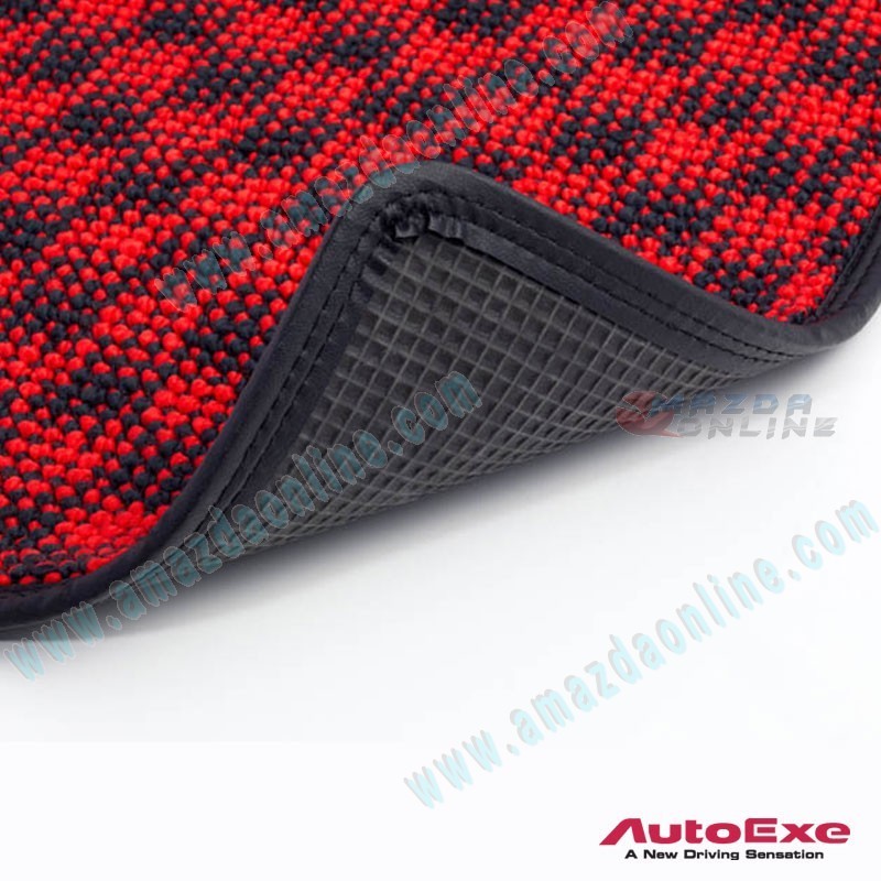 AutoExe Sports Checker Carpet Mats fits 16-24 Mazda MX-5 Miata [ND|NE ...