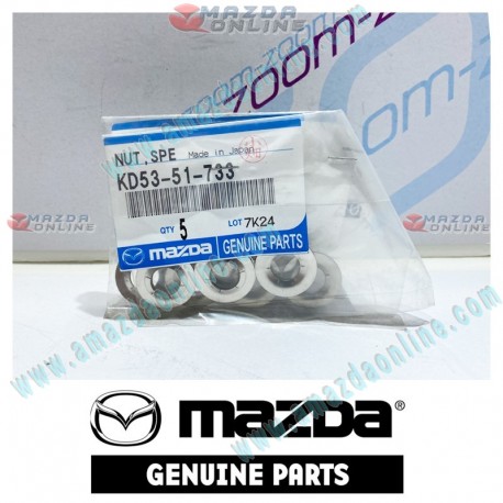 Mazda Genuino Clip de Moldura de Balancín KD53-51-733 para 2018-2021 ...