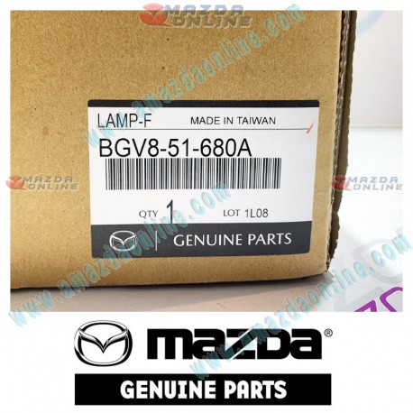 Mazda Genuine Right Fog Light Assembly BGV8-51-680A fits 09-12 Mazda3 ...