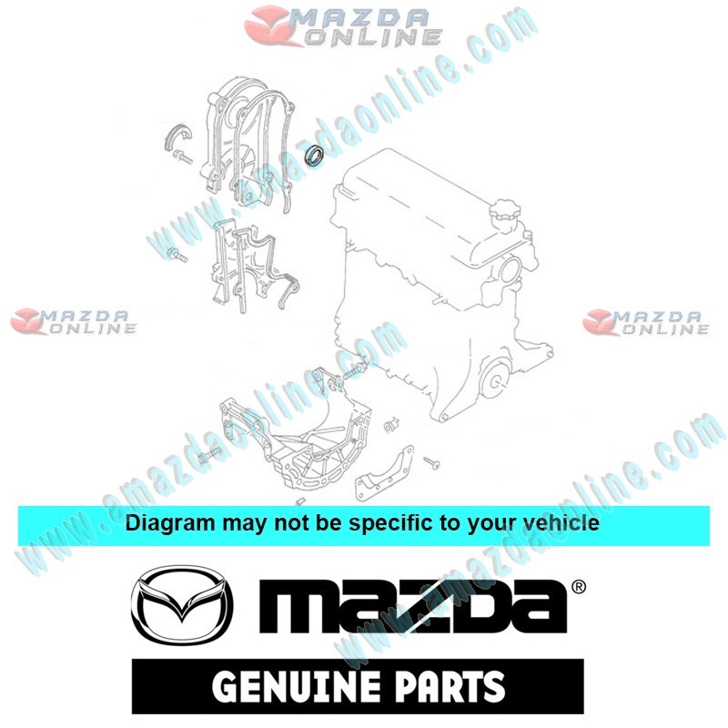 Mazda Genuine Engine Camshaft Seal BP01-10-602A fits 91-20 MAZDA(s) | A Mazda Online Eshop