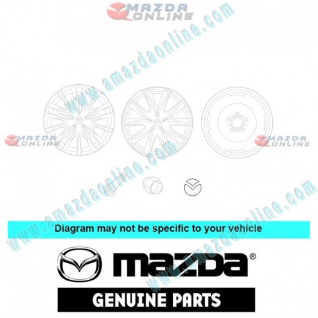 Mazda Genuine Wheel Center Cap KD51-37-190 fits MAZDA(s) | A Mazda ...