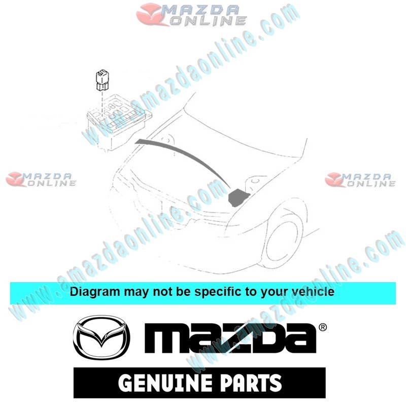 Mazda Genuine Relay N.O Imasen CA01-67-730A fits 98-00 MAZDA MX-5 MIATA ...