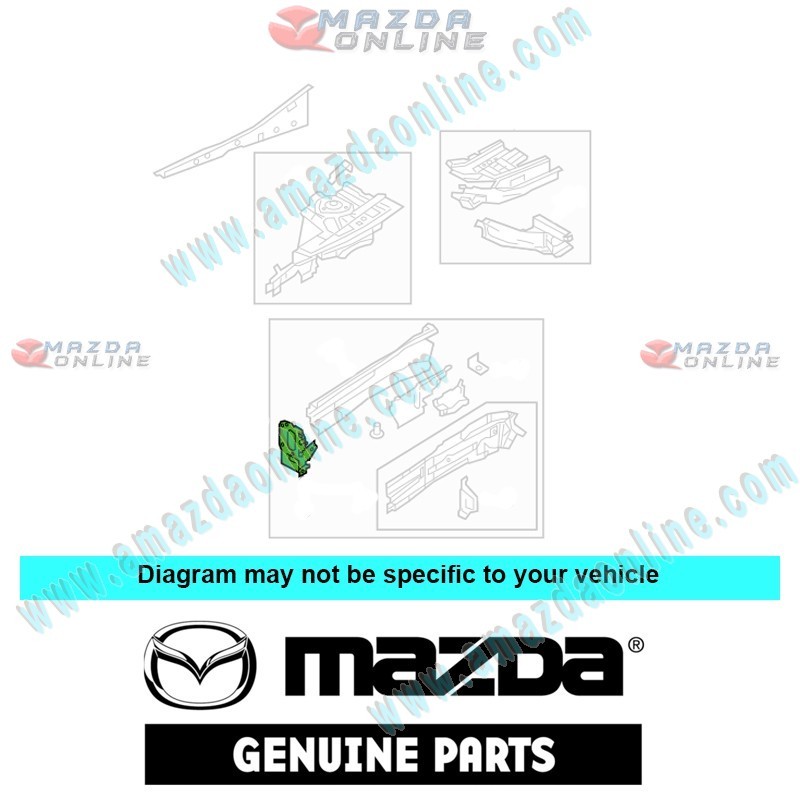Mazda Genuine Bumper Bracket KD53-54-18X fits 13-15 MAZDA6 [GJ] | A ...