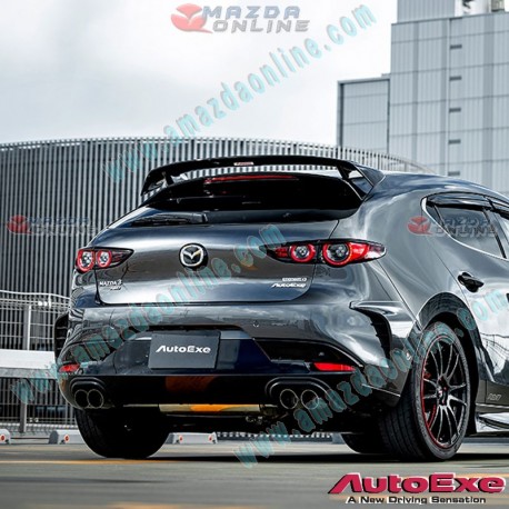 AutoExe Rear Roof Spoiler fits 2019-2024 Mazda3 Fastback BPA2 V4 920 ...