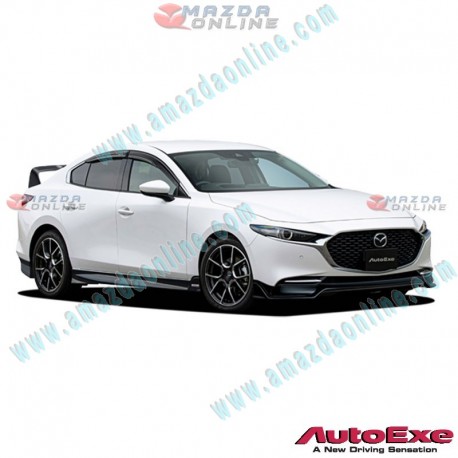 AutoExe Front Lower Spoiler fits 19-24 Mazda3 [BP] Sedan BPA3-V4-900 | A Mazda Online Eshop