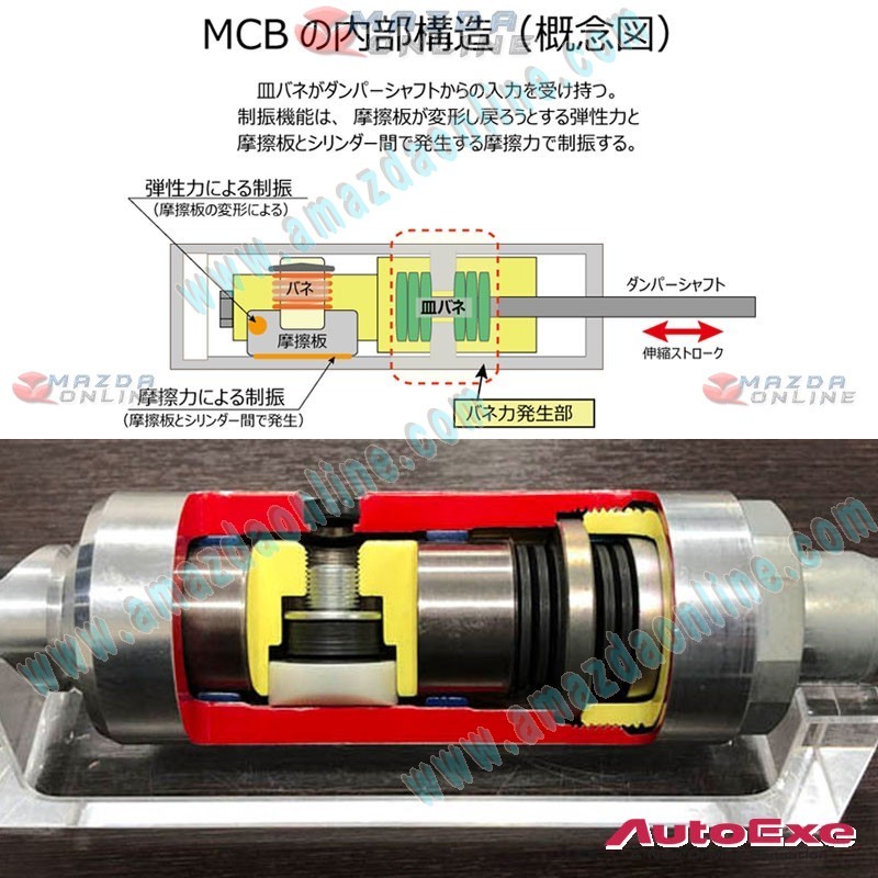 AutoExe Motion Control Beam (MCB) fits 22-26 Mazda CX-60 [KH] KHA1-V5 ...