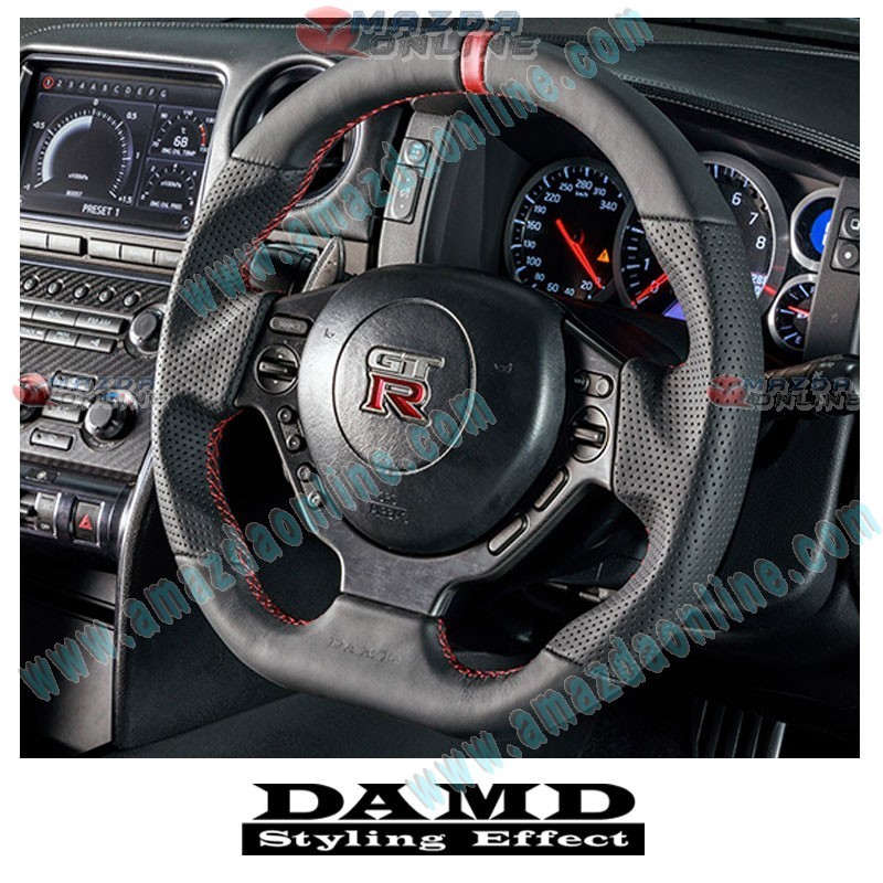 Damd Flat Bottomed Nappa Leather Sports Steering Wheel fits 07-16 ...