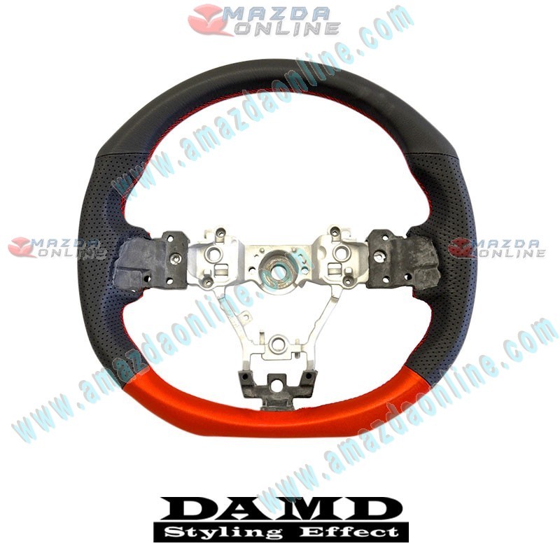 Damd Flat Bottomed Leather Formula Style Steering Wheel fit 14-21 ...