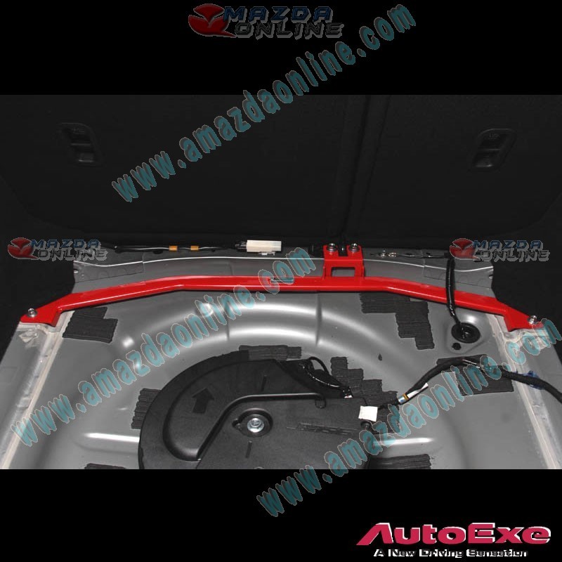 AutoExe Rear Trunk Strut Tower Bar fits 2019-2024 Mazda3 [BP] Fastback ...