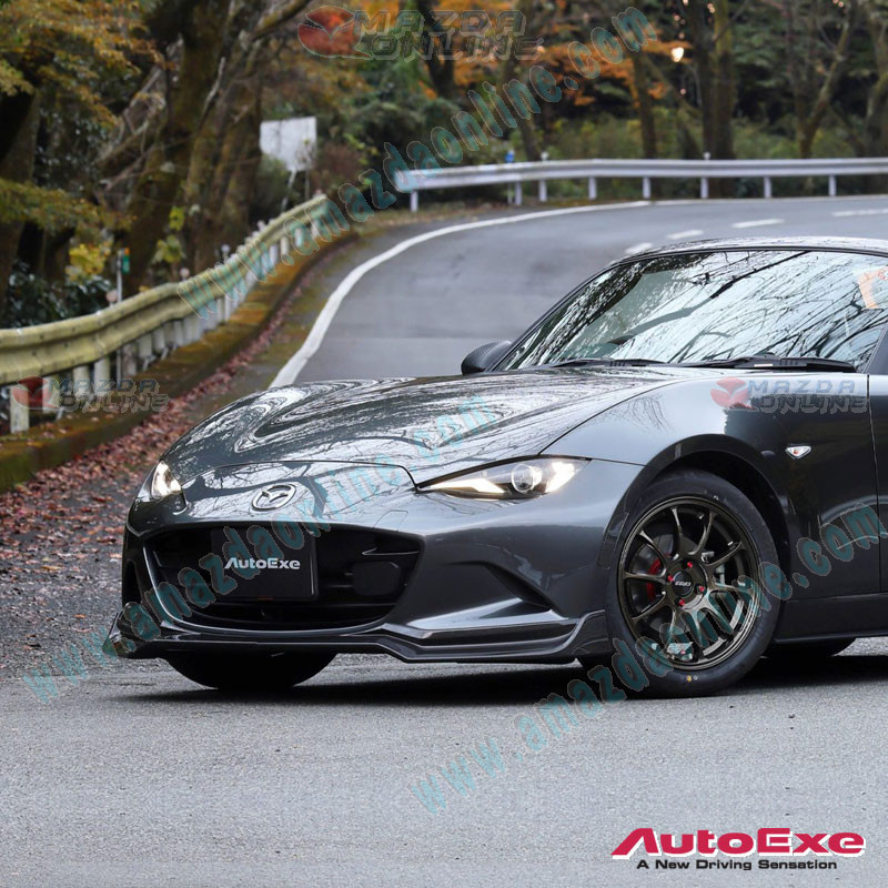 AutoExe Dry Carbon Front Under Spoiler fits 15-26 Miata [ND,NE] and ...