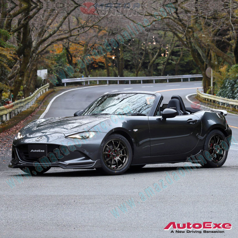 AutoExe Dry Carbon Front Under Spoiler fits 15-26 Miata [ND,NE] and ...