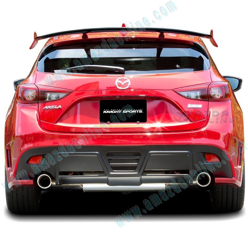Mazda3 [BM] 5 puertas 2013-2018 KnightSports Spoiler de Techo Trasero ...