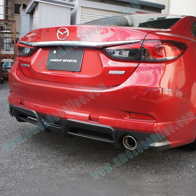 2013-2015 Mazda6 [GJ] Sedan KnightSports Rear Bumper Diffuser Spoiler ...