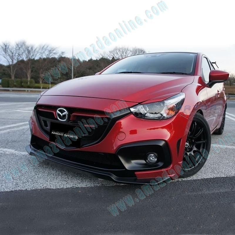 2015-2016 Mazda2 [DJ] KnightSports Front Bumper with Grill Aero Kit KZD ...