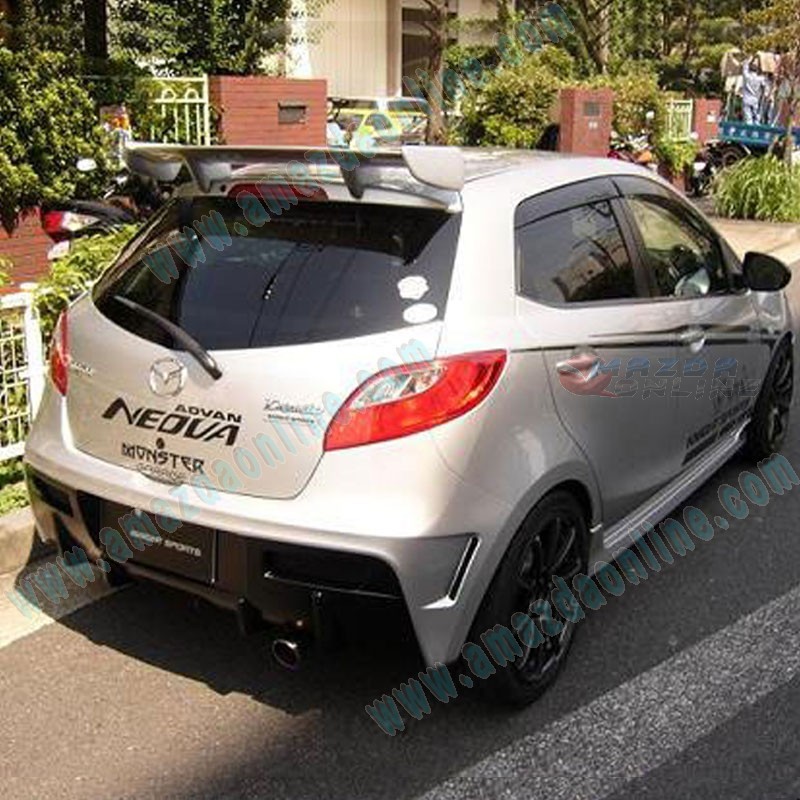 07-14 Mazda2 [DE] KnightSports Rear Roof Spoiler KZG-72301 | Amazda Online