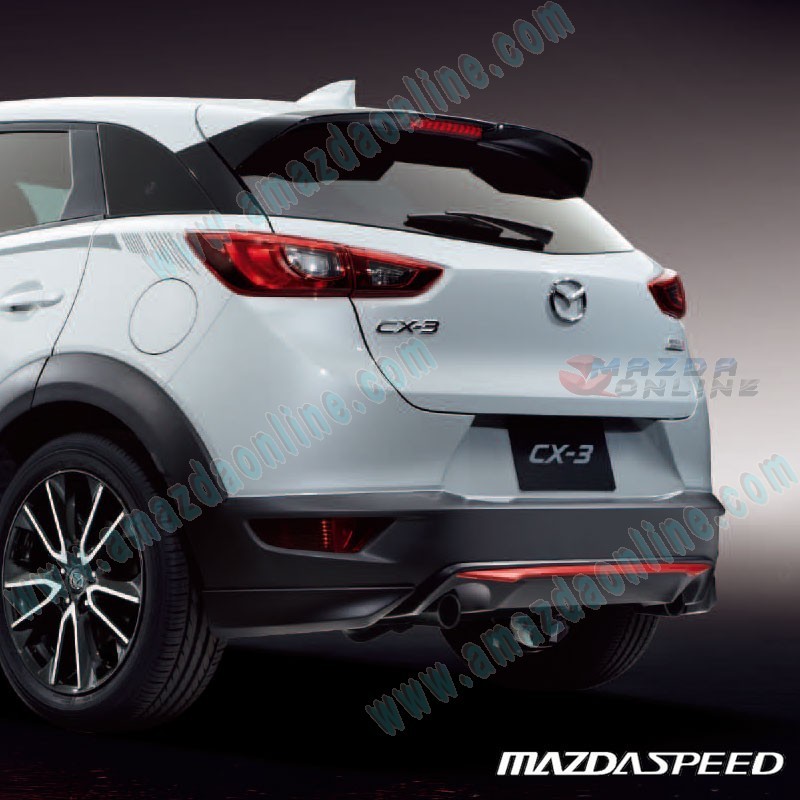 MazdaSpeed Rear Roof W-wing Spoiler fits 2015-2023 Mazda CX-3 [DK ...