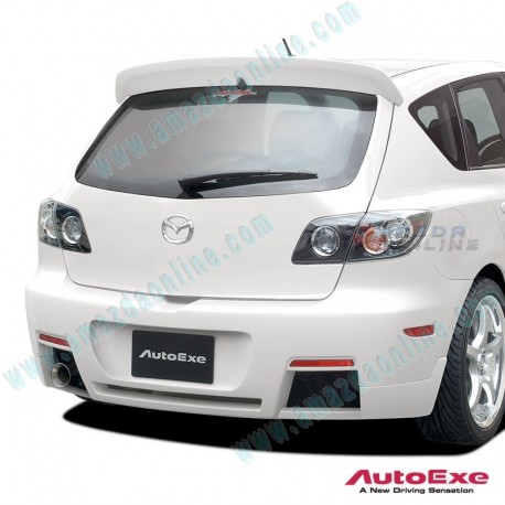 AutoExe Rear Bumper Cover Aero Kit fits 03-09 Mazda3 [BK] | A Mazda ...