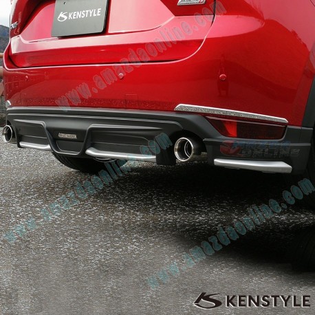 Kenstyle Rear Bumper Reflector Trim Garnish fits 2017-2021 Mazda CX-5 ...