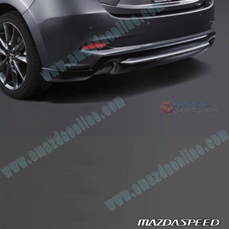 Labio Inferior del Parachoques Trasero MazdaSpeed se ajusta al Mazda3 ...