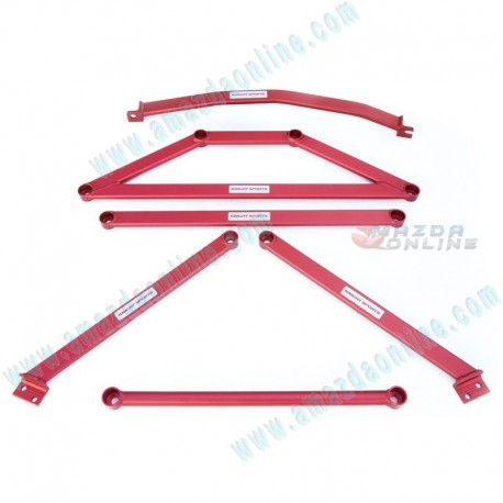 07-14 Mazda2 [DE] KnightSports Lower Under Member Brace Set KZE-64205 ...
