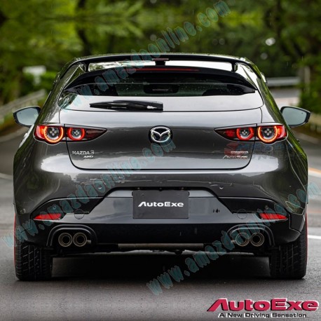 AutoExe Qual Tip Exhaust Cover fits 2019-2024 Mazda3 [BP] Fastback ...
