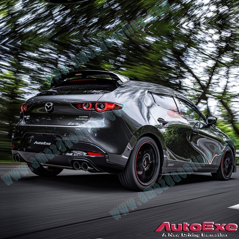 AutoExe Qual Tip Exhaust Cover fits 2019-2024 Mazda3 [BP] Fastback ...